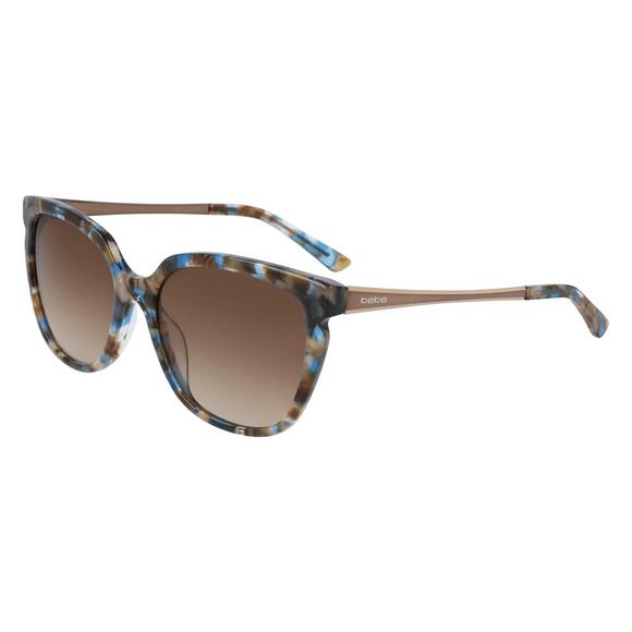 bebe | Accessories | New Bebe Bb 725 200 Topaz Blue Sunglasses With ...